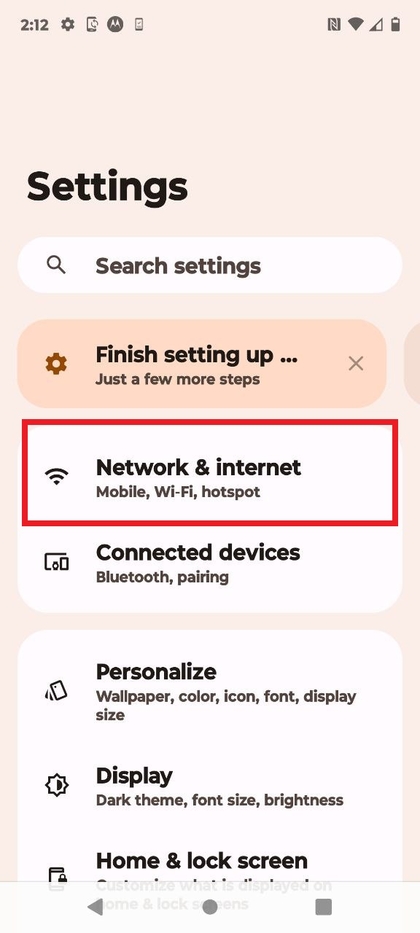 How to Connect to WiFi on Motorola Moto G54 5G | ManualsLib