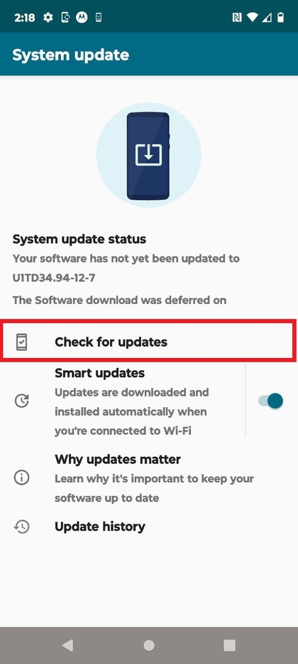 How to Check for Software Updates on Motorola Moto G54 5G | ManualsLib