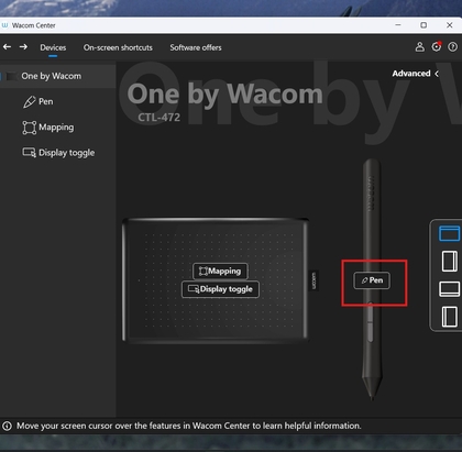 How to Enable Mouse Mode on Wacom One S Tablet | ManualsLib