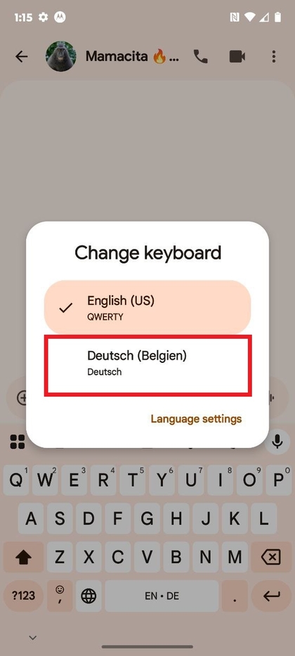 How to Change and Manage Keyboard Language on Motorola Moto G54 5G ...