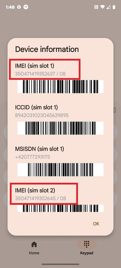How to Check Your IMEI Number on Motorola Moto G54 5G | ManualsLib