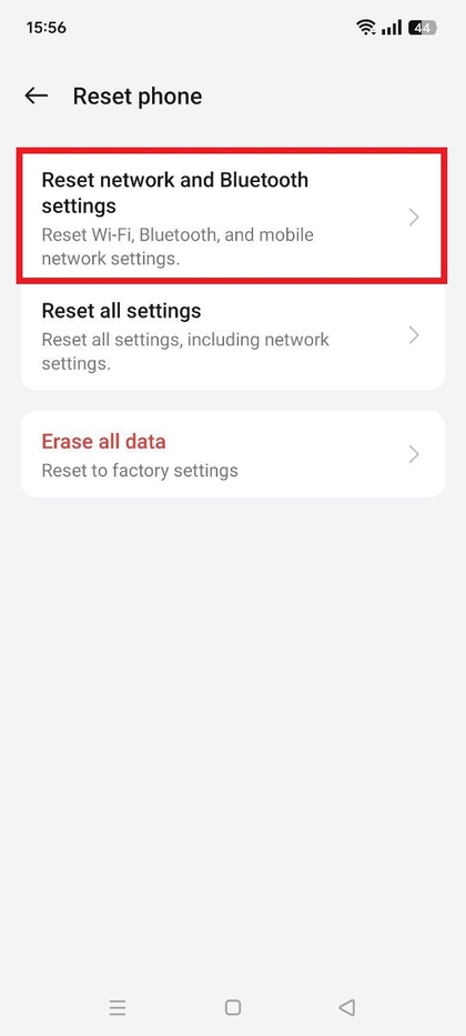 Realme C75 - How to Reset Network Settings | ManualsLib