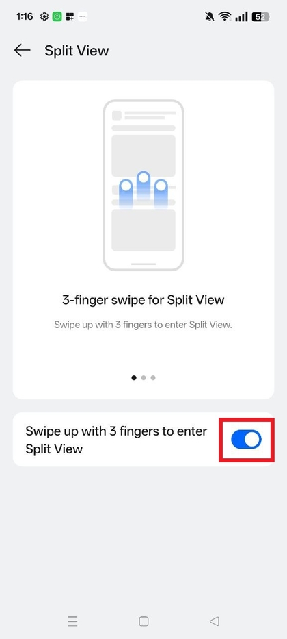 How to Use Split Screen on Realme 14T 5G | ManualsLib