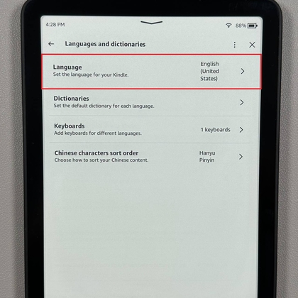 How to Change Language on Your Kindle Paperwhite | ManualsLib