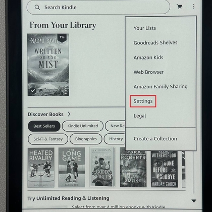 How to Set Up Text to Speech VoiceView on Amazon Kindle Paperwhite ...
