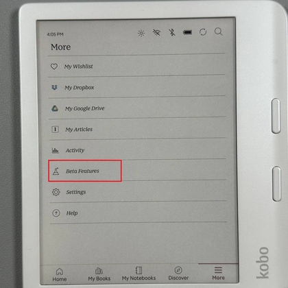 How to Change Font Size on Kobo Libra Color | ManualsLib