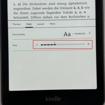 How to Change Font Size and Style on an Amazon Kindle Paperwhite ...