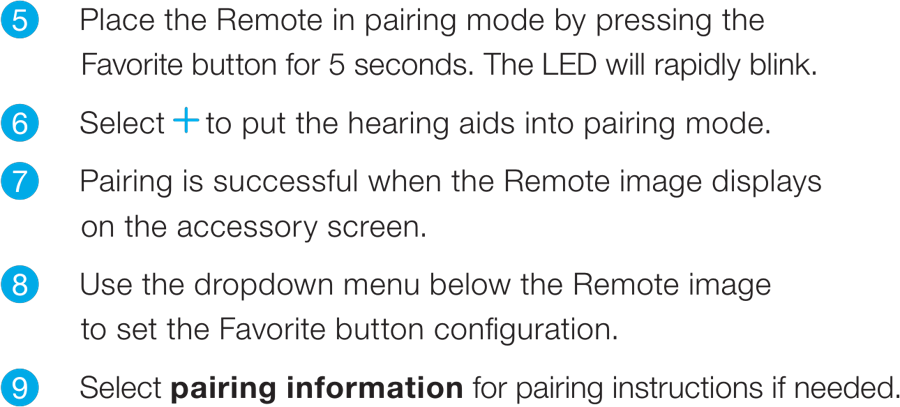 Starkey StarLink Remote Control 2.0 Hearing Aid Remote Operating Manual ...