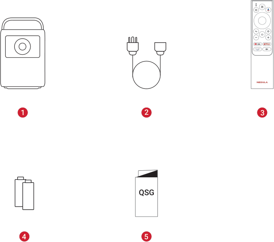Nebula Cosmos 4K SE projector Quick Start Guide | ManualsLib