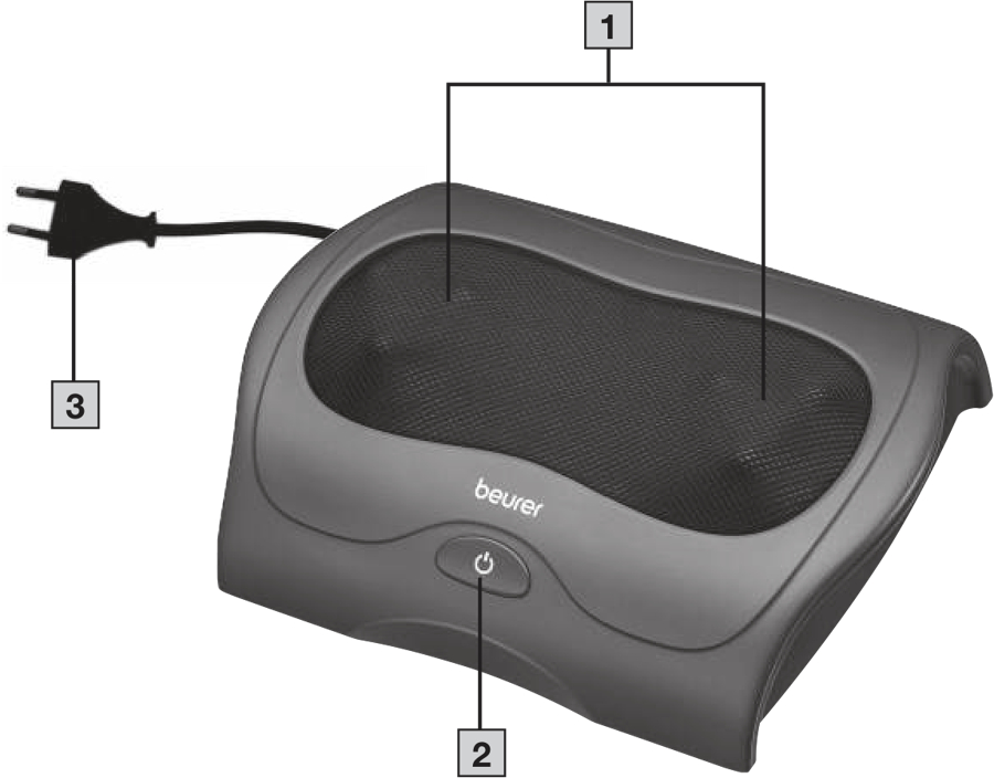Beurer FM 39 Shiatsu Foot Massager Operating Manual | ManualsLib