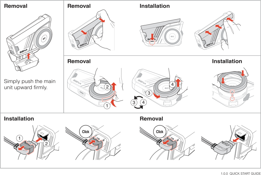 Sena 60S Motorcycle Communicator User Guide | ManualsLib