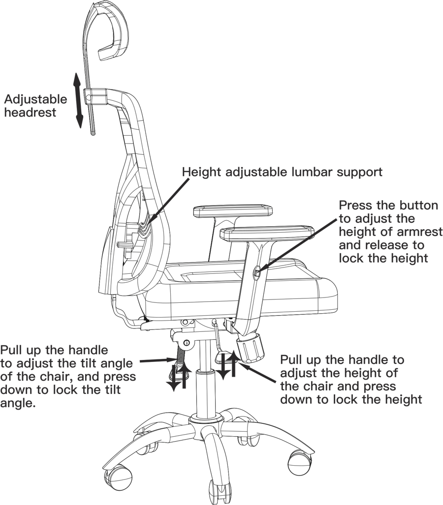 Noblewell NWOC1-1 Office Chair Installation Manual | ManualsLib