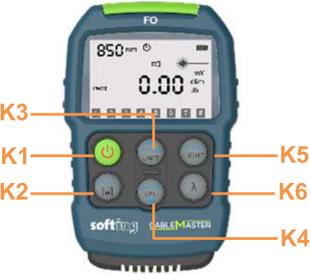Softing CableMaster-FO Optical Power Meter User Manual | ManualsLib