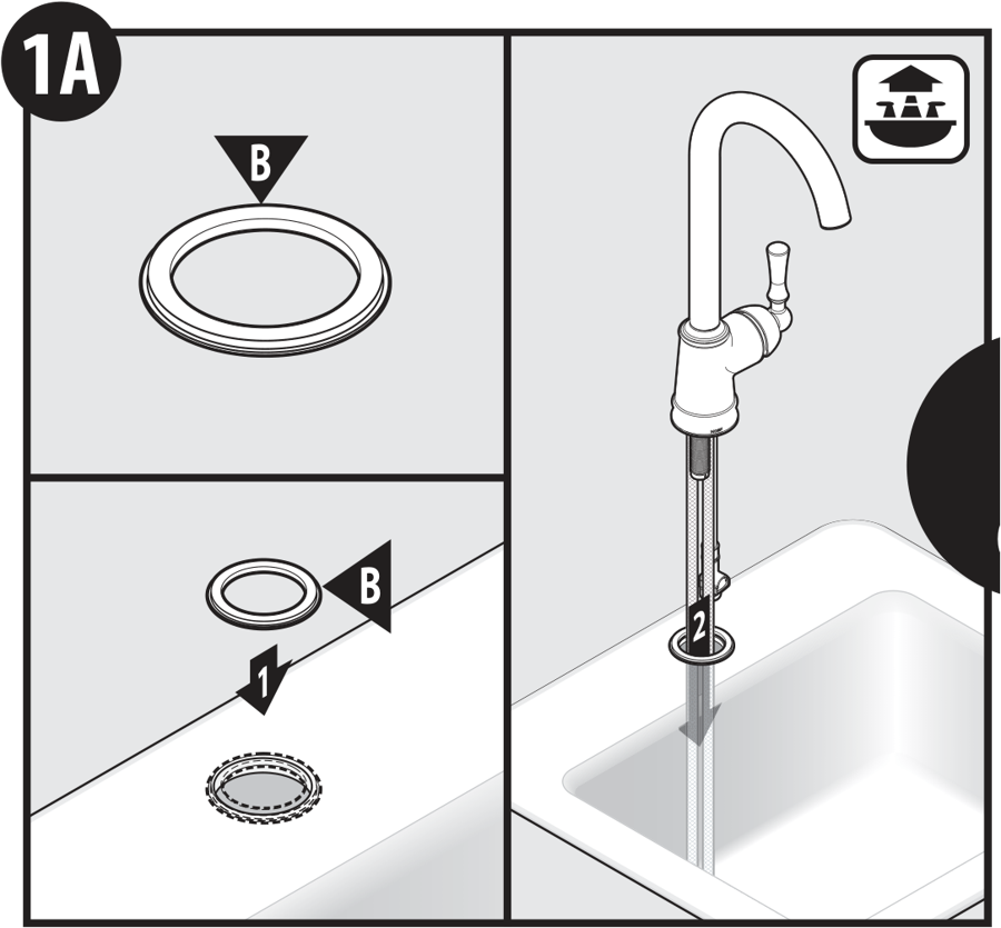 Moen ADLER 87233SRS kitchen faucet Installation Manual | ManualsLib