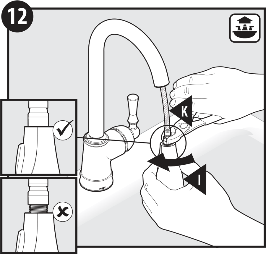 Moen ADLER 87233SRS kitchen faucet Installation Manual | ManualsLib