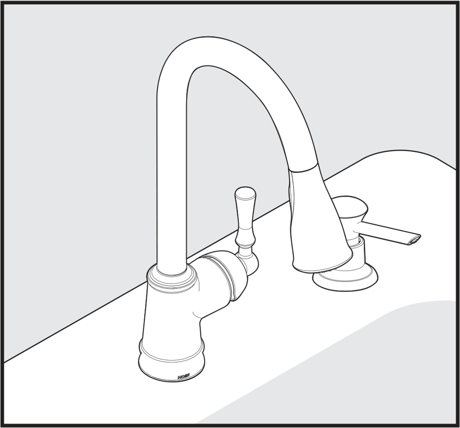 Moen ADLER 87233SRS kitchen faucet Installation Manual | ManualsLib