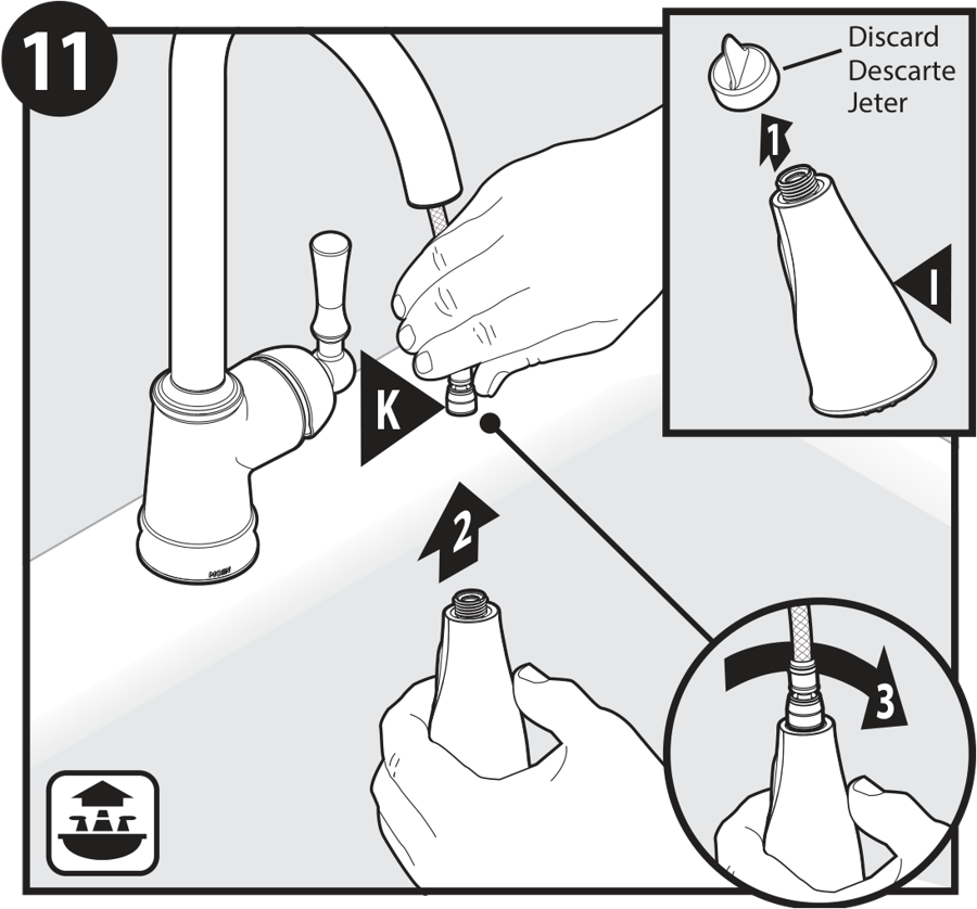 Moen ADLER 87233SRS kitchen faucet Installation Manual | ManualsLib