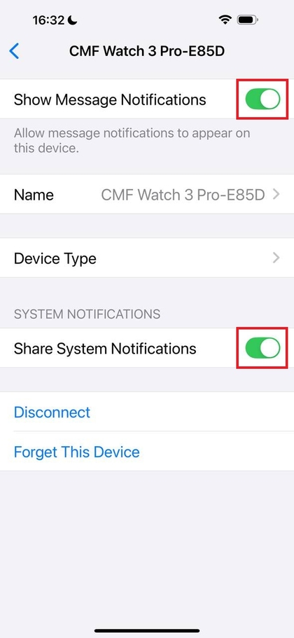 Enable Phone Notifications on Nothing Watch 3 Pro with iPhone | ManualsLib