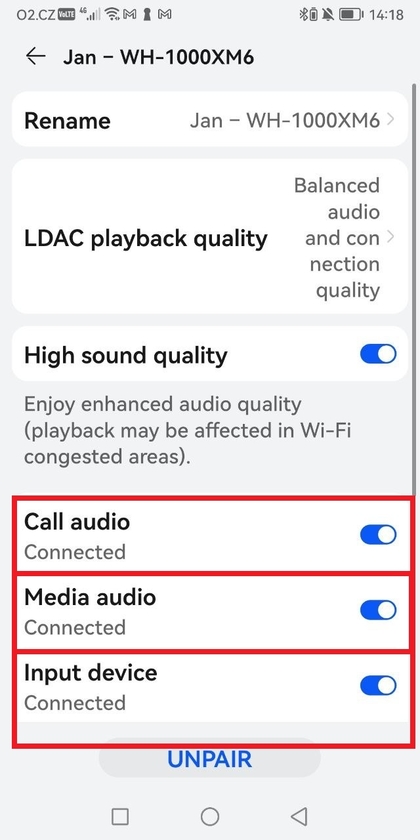 How to Enable or Disable Phone Calls on Sony WH-1000XM6 | ManualsLib