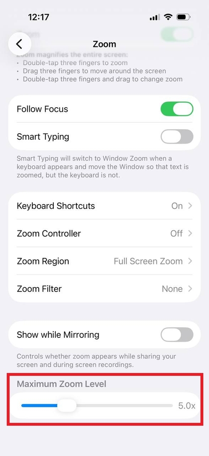 How to Use Zoom on iPhone 17 Pro and Pro Max | ManualsLib