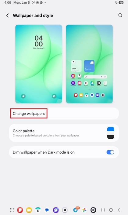 How to Change Wallpaper on Samsung Galaxy Tab A11 | ManualsLib