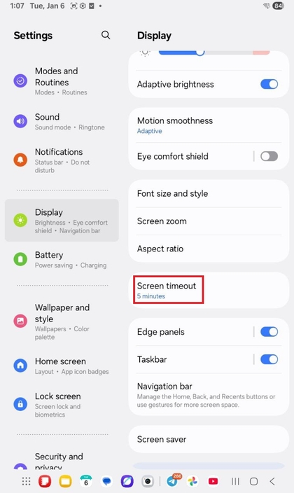 Change Screen Timeout on Samsung Galaxy Tab A11 - Detailed Guide ...