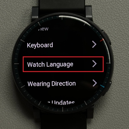 Amazfit Active Max Language Change Guide | ManualsLib
