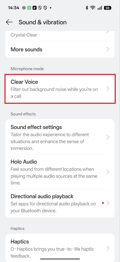 Manage Sound Settings on Realme GT 8 Pro | ManualsLib
