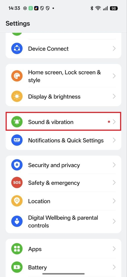 Manage Sound Settings on Realme GT 8 Pro | ManualsLib