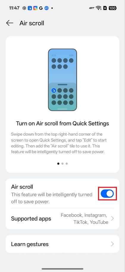 How to Use Air Gestures on Realme GT 8 Pro | ManualsLib