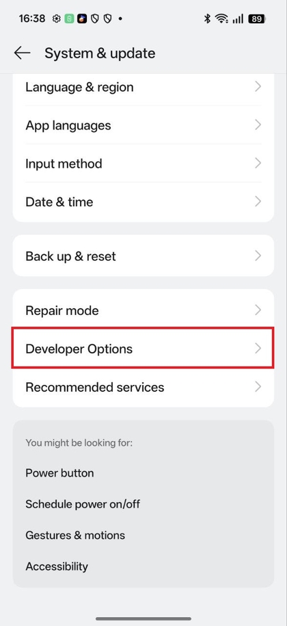 Adjusting DPI Settings on Realme GT 8 Pro | ManualsLib