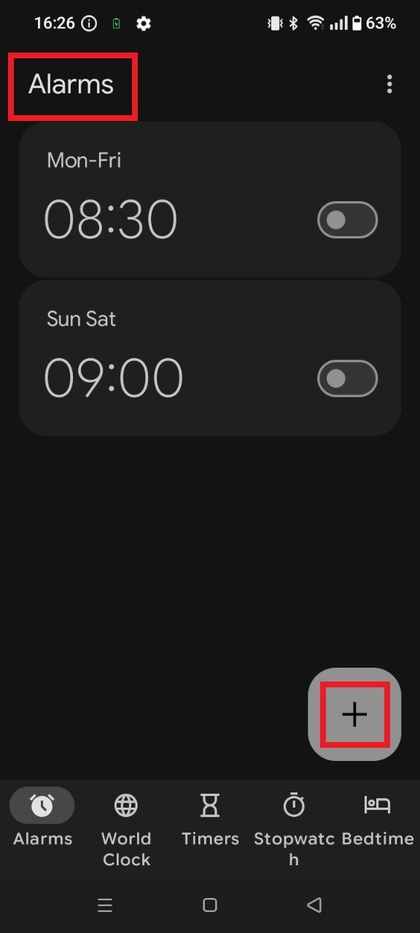 Setting Alarms on Realme Note 70T | ManualsLib