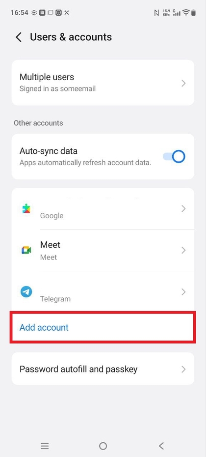 How to Add or Remove a Google Account on Vivo V50 Lite | ManualsLib
