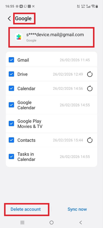 How to Add or Remove a Google Account on Vivo V50 Lite | ManualsLib