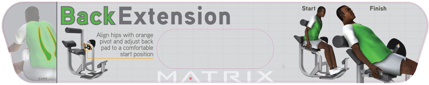 Targeted Muscles for Matrix Fitness G7-S52 Back Extension | ManualsLib