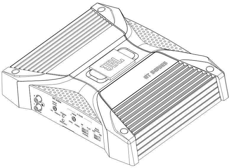 JBL GT-X424 Amplifier Owner's Manual | ManualsLib