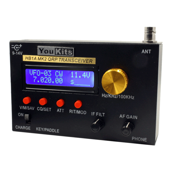 YouKits HB-1A MK2 Power Requirements | ManualsLib