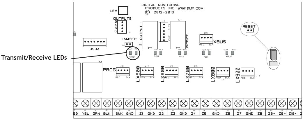 DMP XR150/XR550 Series Control Panel Installation Guide | ManualsLib