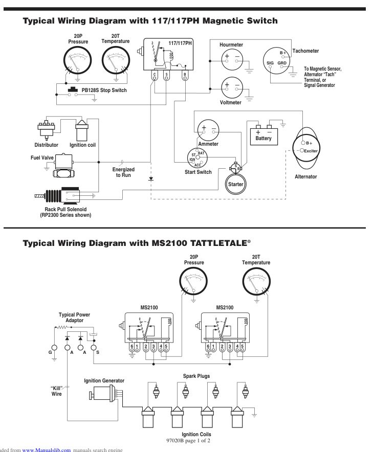 Magnetic Switches & TATTLETALE Annunciators: Wiring Guide | ManualsLib