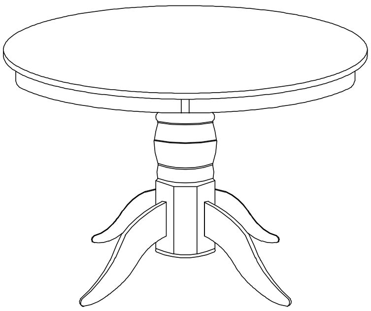 PADSTOW CIRCULAR DINING TABLE Assembly Instructions | ManualsLib