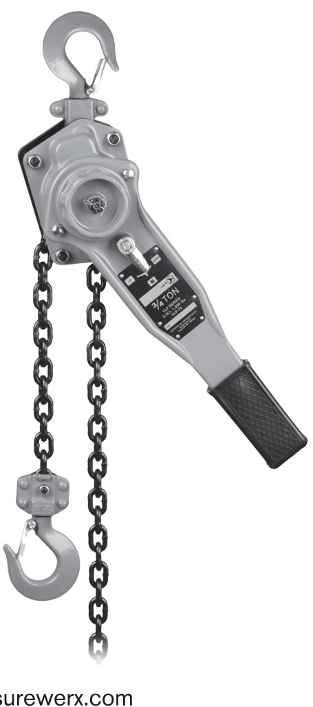 Operator's Manual: JET VLP Series Lever Chain Hoists | ManualsLib