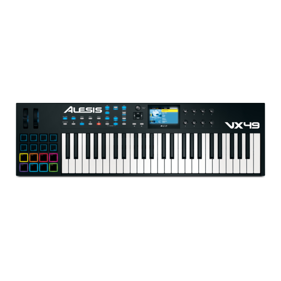 Fix Alesis VX49 MIDI Communication Problems | ManualsLib