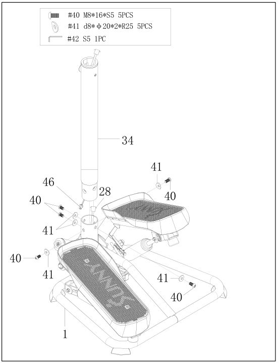 Sunny Health & Fitness SF-S020027 Foot Pedal Grip Features | ManualsLib