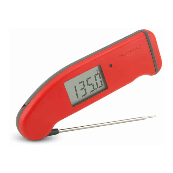 Thermapen Mk4 Error Codes Guide | ManualsLib
