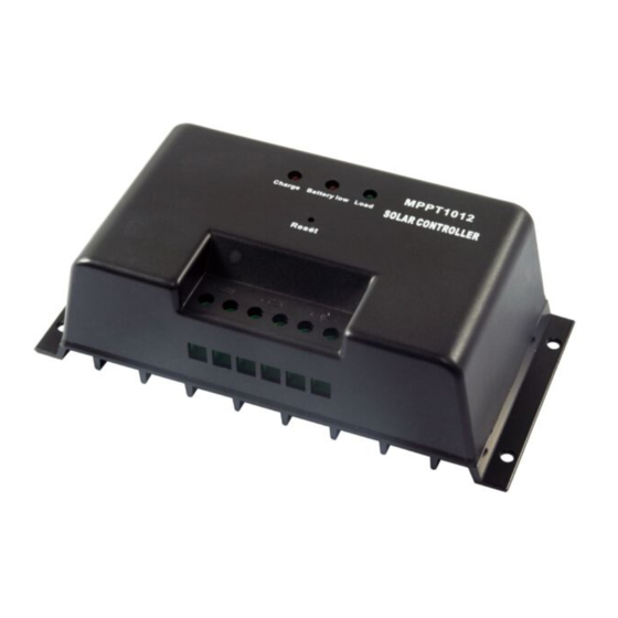 Solar Panel Sizing for MPPT-10 Controller | ManualsLib