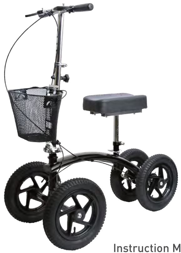 BodyMed All Terrain Knee Walker Instruction Manual | ManualsLib