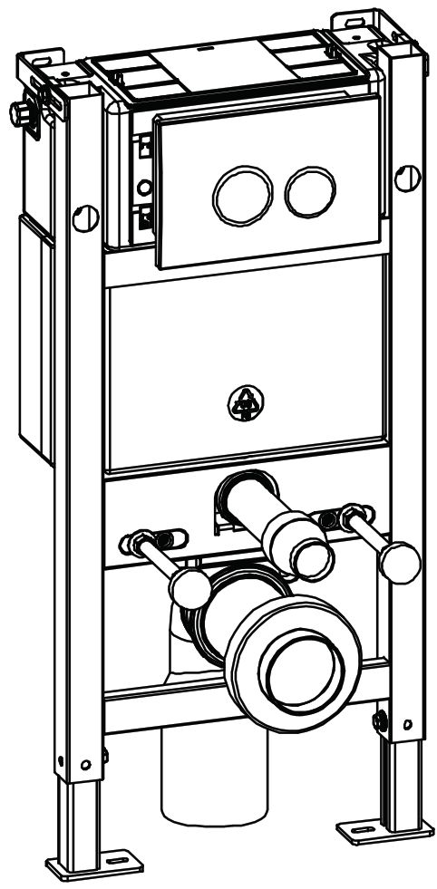 Arezzo Compact Concealed Cistern Frame Fitting Instructions | ManualsLib