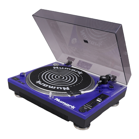 Numark TT1700 Dust Cover Inclusion and Setup Guide | ManualsLib