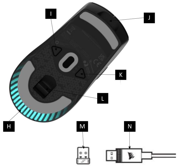 How to Charge Corsair M75 Wireless Mouse | ManualsLib