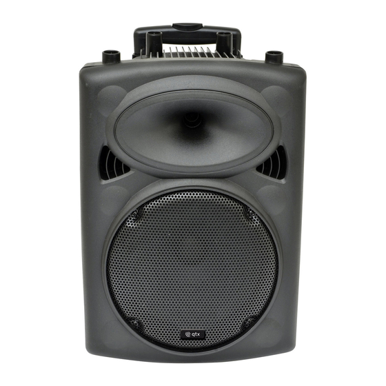 Qtx QR10PA Sound Quality and Audio Control Guide | ManualsLib